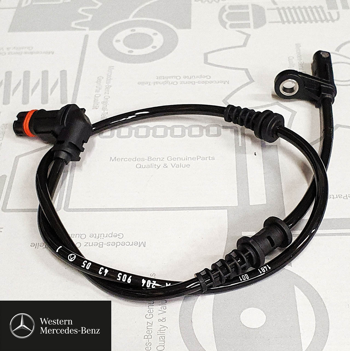 Genuine Mercedes-Benz C-Class ABS Sensor Front - w204 models – Mercedes ...
