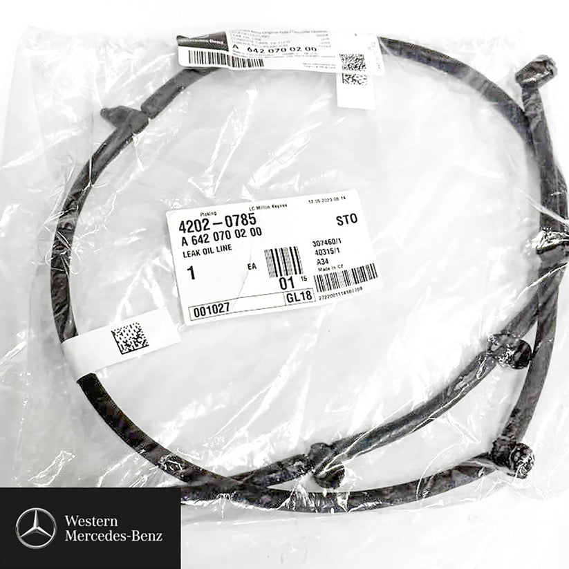Genuine Mercedes-Benz Fuel Leak Return Pipe Line A6420700200 For OM642 ...