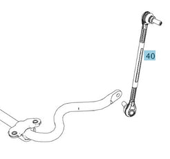 Genuine Mercedes-Benz Front Anti-Roll Bar Link Rod - W204 Chassis ...