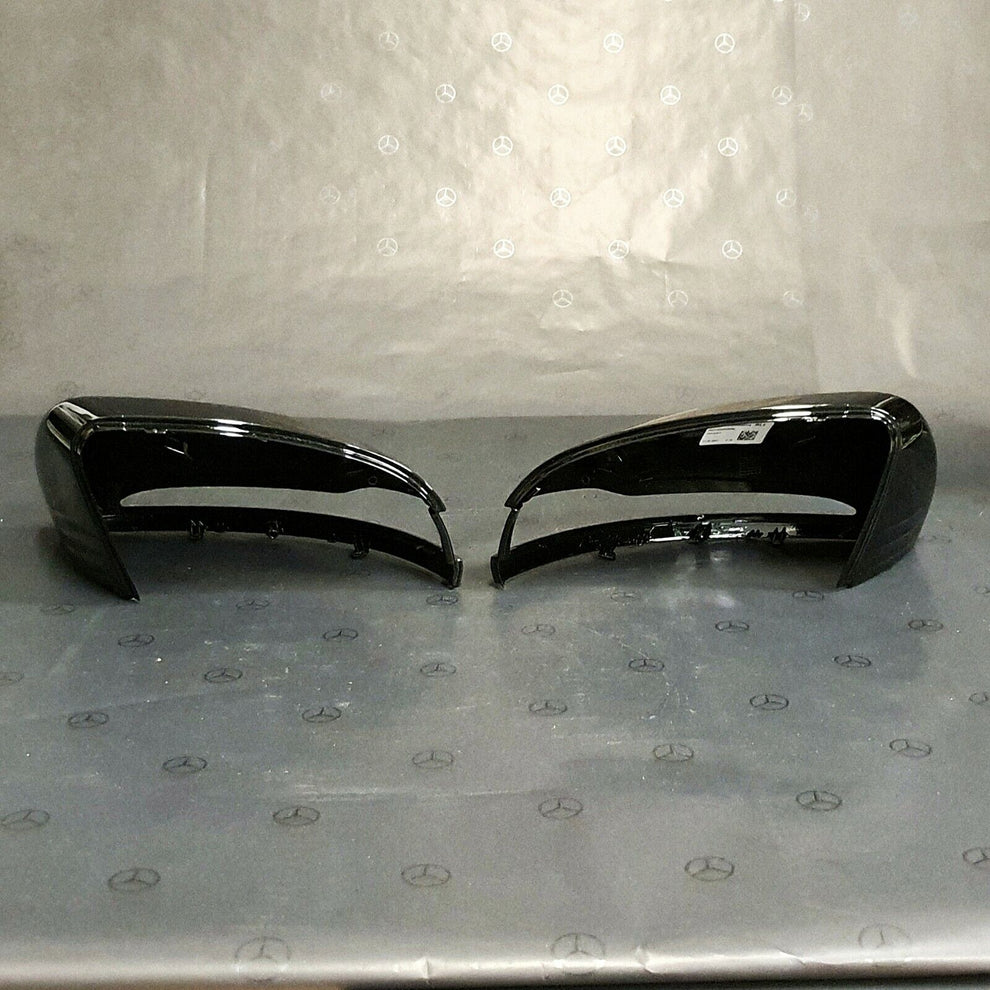 Mirror Covers for C Class w205 - Black High Gloss – Mercedes Genuine Parts