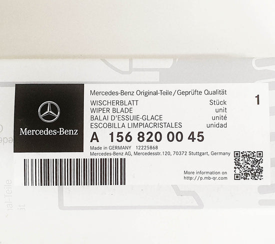 Genuine Mercedes-Benz GLA Rear Wiper Blade X156 models 2014 - 2018 ...