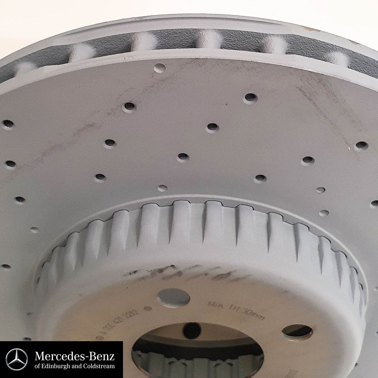 Genuine Mercedes-Benz Compound Front Brake Discs C-Class E-Class With ...