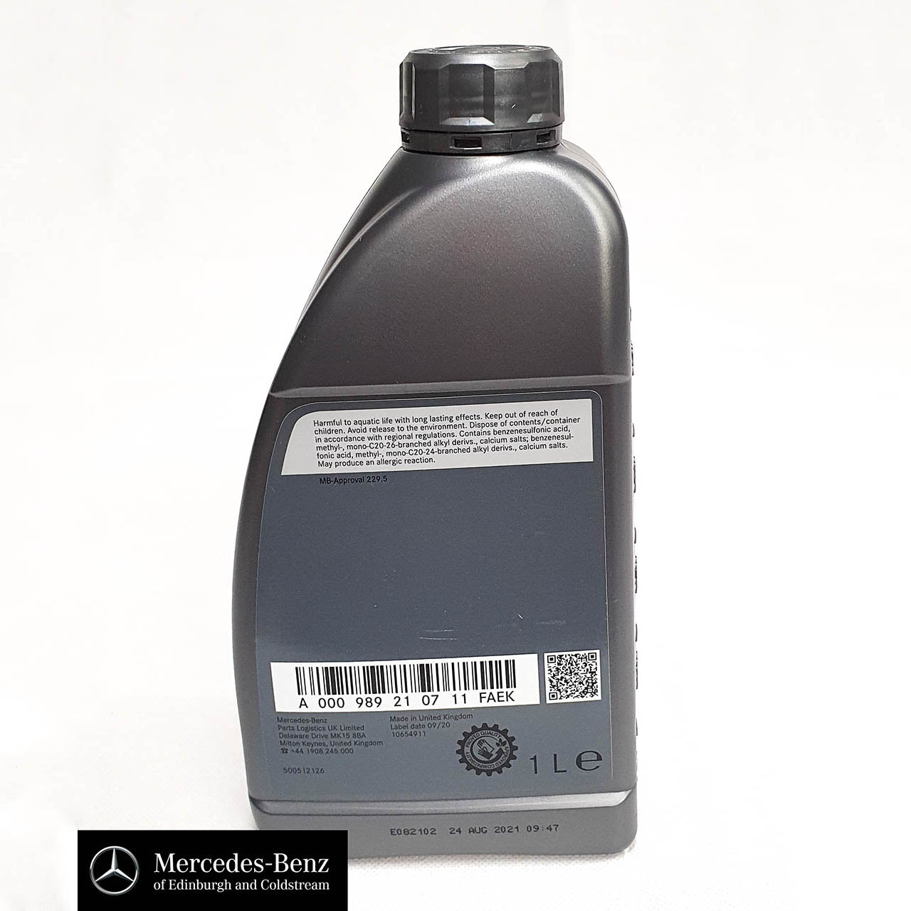 Genuine Mercedes-Benz Engine Oil 229.5 SAE 5w-40 – Mercedes Genuine Parts