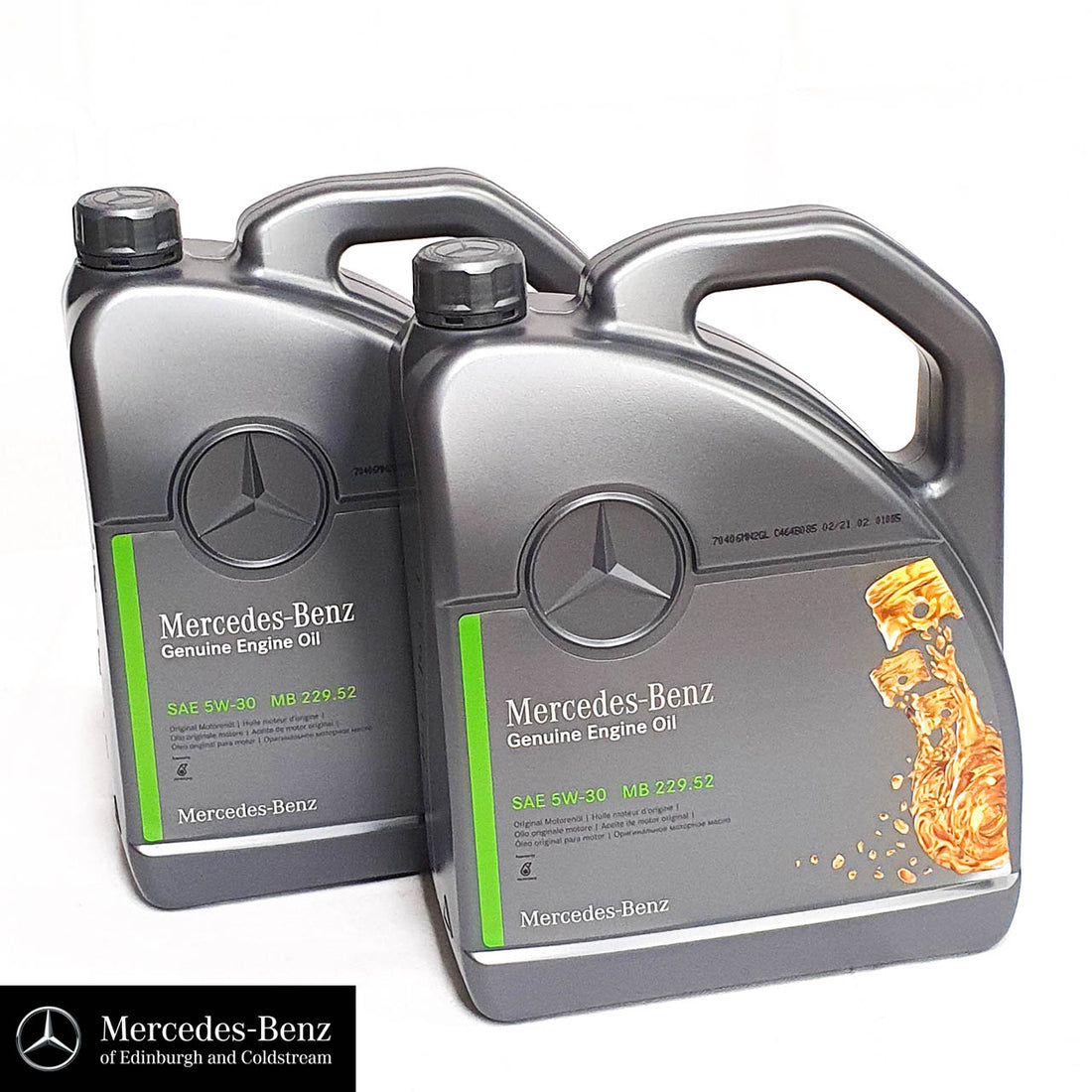 Genuine Mercedes-Benz Engine Oil 229.52 SAE 5w-30 for petrol and diese ...