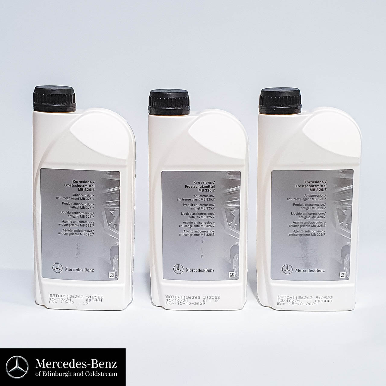 Genuine Mercedes-Benz engine coolant / antifreeze 325.7 YELLOW ...