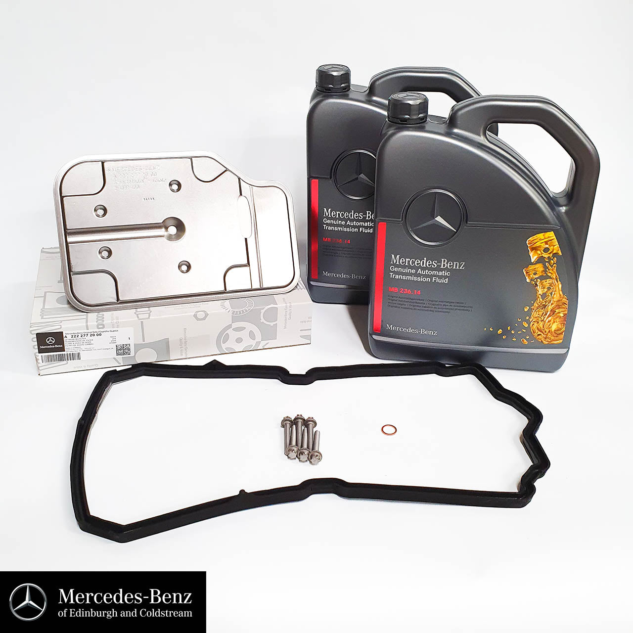 Genuine Mercedes-Benz 722.9 Automatic Gearbox Oil (RED) Kit – Mercedes ...