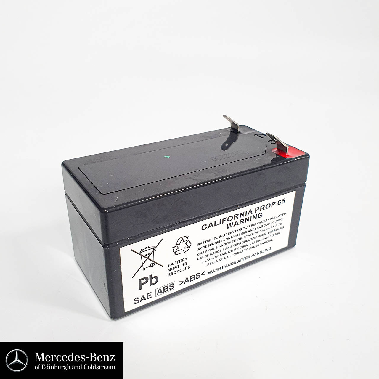 Genuine Mercedes-Benz Auxiliary Battery, Electrical System Battery 12V ...