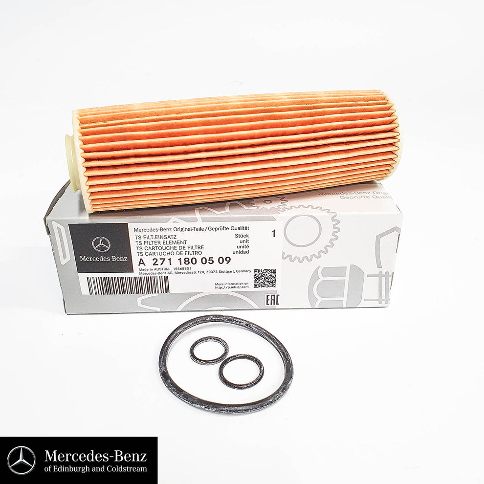 Genuine Mercedes-Benz Engine Oil Filter A2711800509 For M271 Petrol En ...