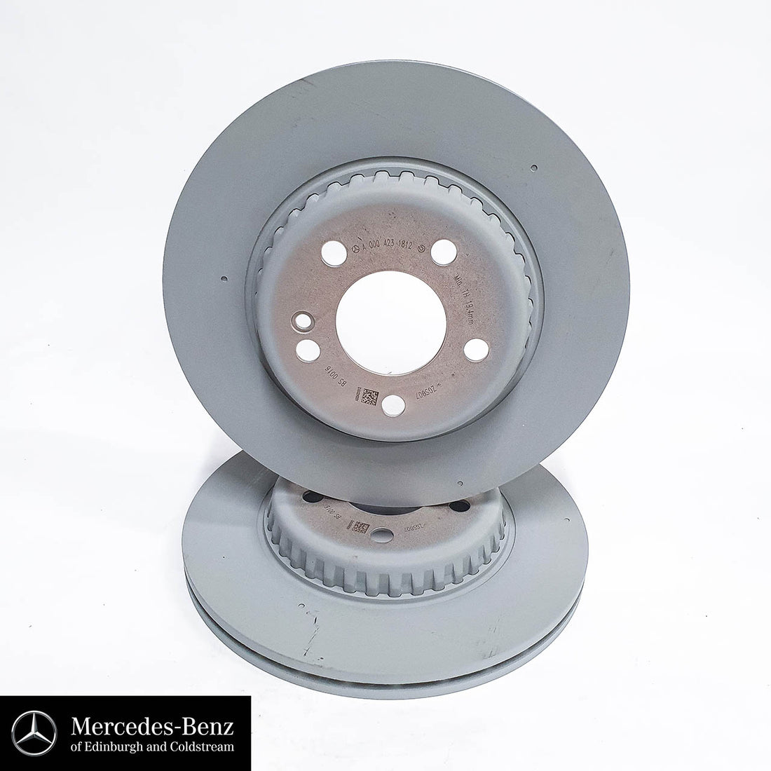 Rear brake discs A0004231812 – Mercedes Genuine Parts