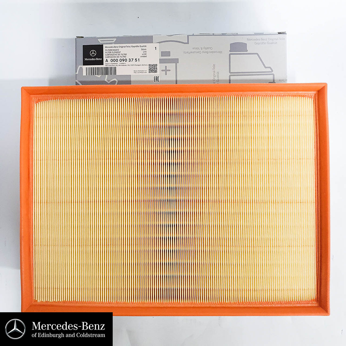 Genuine Mercedes-Benz Air filter A0000903751 Sprinter 906, 907 model s ...